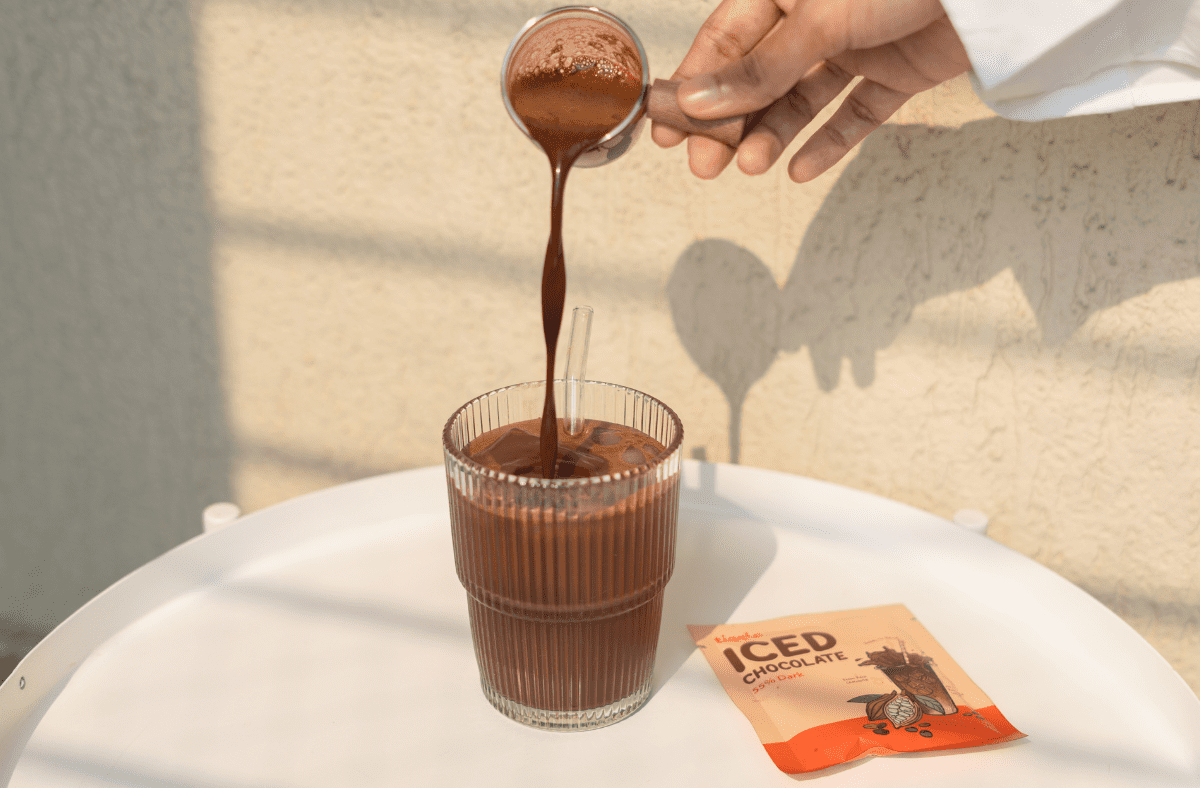 55% Dark Iced Chocolate Mix Sachets - Pack of 10 | Tiggle